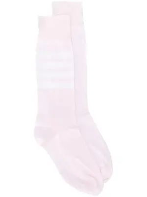 Thom Browne 4-bar Mid-calf Socks - Pink