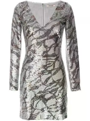 Roberto Cavalli Sequinned Bodycon Mini Dress