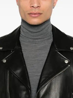 Saint Laurent Leather Biker Jacket