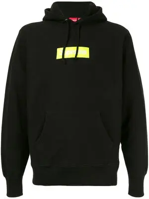 Supreme Box Logo Hooded Sweatshirt - Black