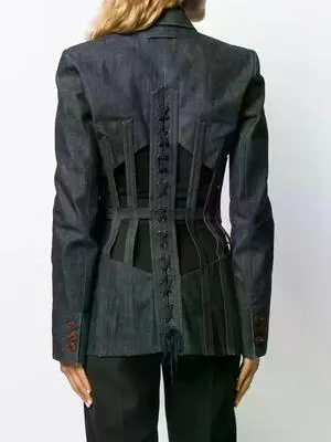 JEAN PAUL GAULTIER Cage Design Denim Jacket