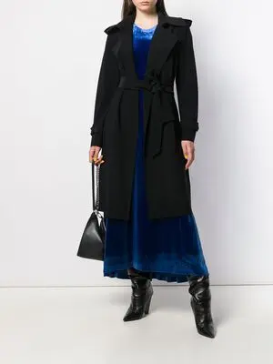 Norma Kamali Belted Trench Coat