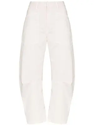 NILI LOTAN Shon Balloon-leg Trousers - White