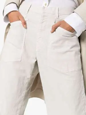 NILI LOTAN Shon Balloon-leg Trousers - White