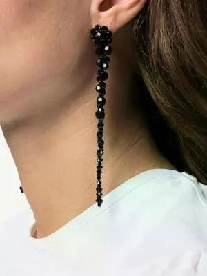 Simone Rocha Bead Drip Earrings - Black