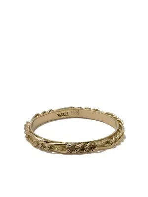 WOUTERS & HENDRIX 18kt Figaro Chain Ring - Gold
