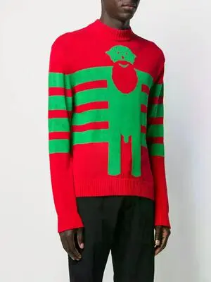 WALTER VAN BEIRENDONCK 2008 Knitted Intarsia Jumper