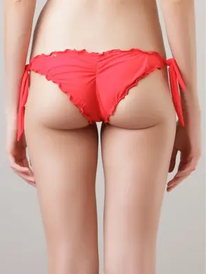 AMIR SLAMA Frilled Bikini Bottoms