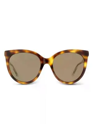 Gucci Round Frame Sunglasses - Brown