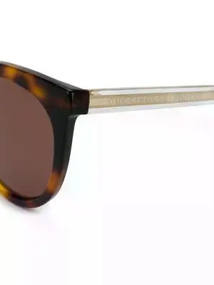 Gucci Round Frame Sunglasses - Neutrals