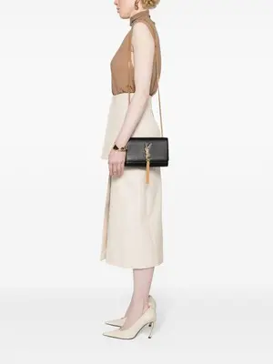 Saint Laurent Small Kate Tassel Shoulder Bag - Black