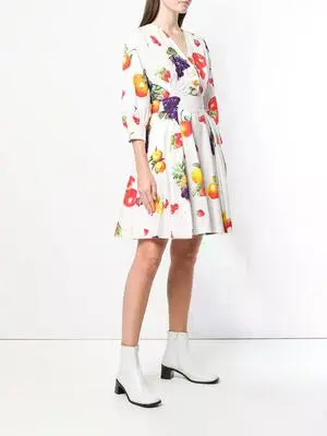 MSGM Fruit Print Dress