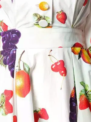 MSGM Fruit Print Dress