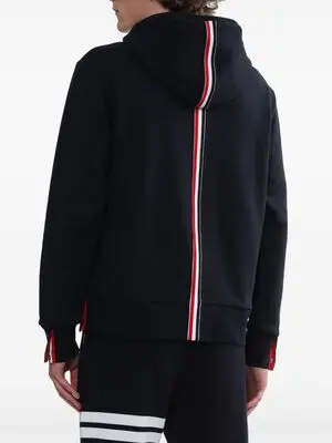 Thom Browne Rwb Stripe Loopback Hoodie