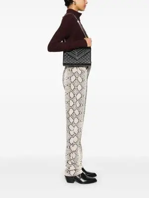 Saint Laurent Medium Envelope Shoulder Bag - Black