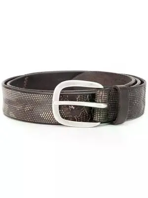 ORTIGNI Engraved Leather Belt