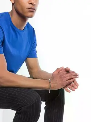 David Yurman Chain Box Chain Large Bracelet - Silver