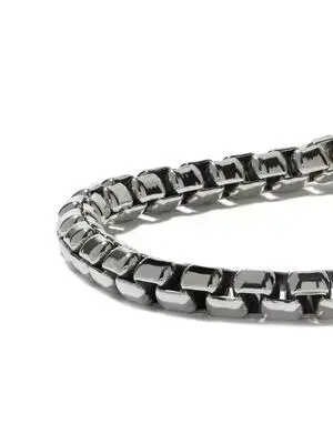 David Yurman Chain Box Chain Large Bracelet - Silver