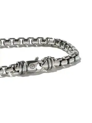 David Yurman Chain Box Chain Large Bracelet - Silver