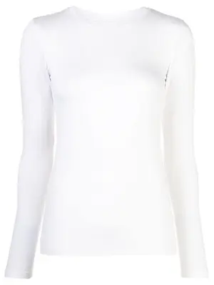 L'Agence Tess Long-sleeved T-shirt - White