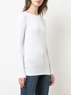 L'Agence Tess Long-sleeved T-shirt - White