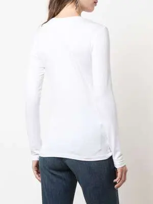 L'Agence Tess Long-sleeved T-shirt - White