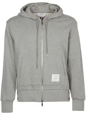 Thom Browne Striped Zip-up Hoodie