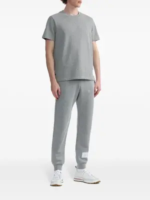 Thom Browne Rwb Stripe-trimmed Track Pants - Grey