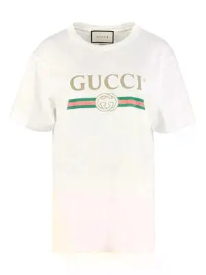 GUCCI Gucci Logo-print Cotton T-shirt