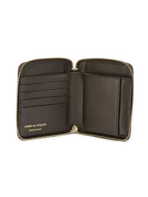 Comme Des Garçons Polka Dot Wallet - Brown