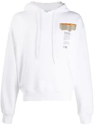 Off-White Rationalism Cotton Hoodie - White