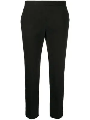 Theory Cropped Tailored Trousers - Black