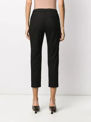 Theory Cropped Tailored Trousers - Black