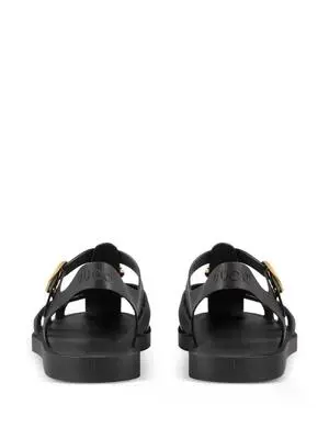 Gucci Logo Appliqué Sandals