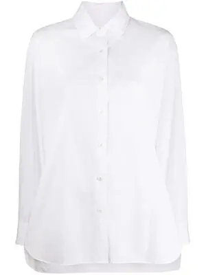 NILI LOTAN Cotton Oversized Shirt - White