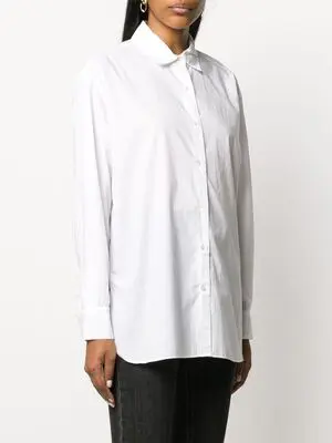 NILI LOTAN Cotton Oversized Shirt - White