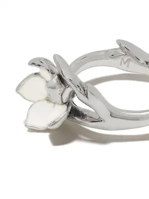 SHAUN LEANE Cherry Blossom Diamond Flower Ring