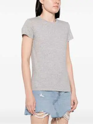 Vince Mélange-effect Cotton T-shirt - Grey