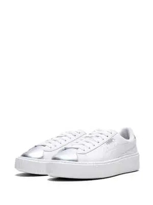 PUMA Suede Platform Sneakers - White
