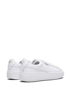 PUMA Suede Platform Sneakers - White