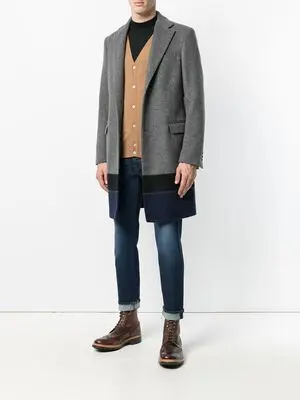 John Smedley Merino Wool Cardigan - Brown