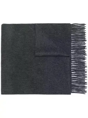 N.peal Large Woven Scarf - Grey