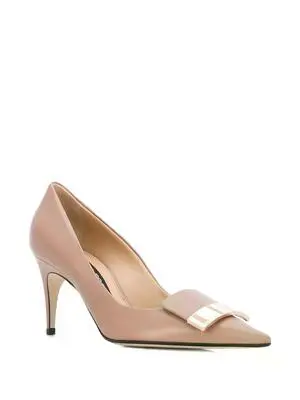 SERGIO ROSSI Sr1 75mm Pumps - Neutrals