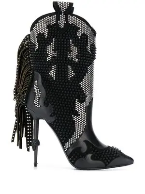 Philipp Plein Embellished Cowboy Boots