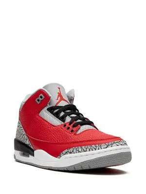 JORDAN Air 3 Retro Cement/unite Sneakers - Red