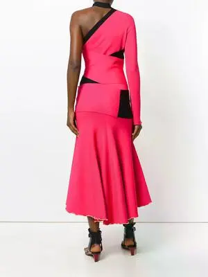 Proenza Schouler One Sleeve Bandage Knit Dress