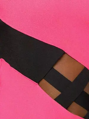 Proenza Schouler One Sleeve Bandage Knit Dress