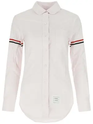 Thom Browne University Stripe Armband Oxford Shirt - Pink