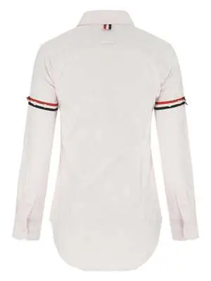 Thom Browne University Stripe Armband Oxford Shirt - Pink