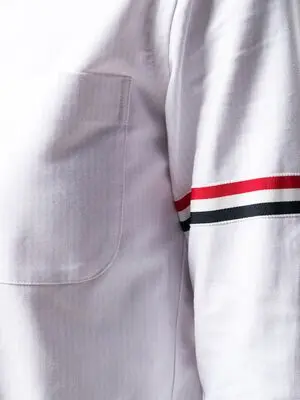 Thom Browne University Stripe Armband Oxford Shirt - Pink